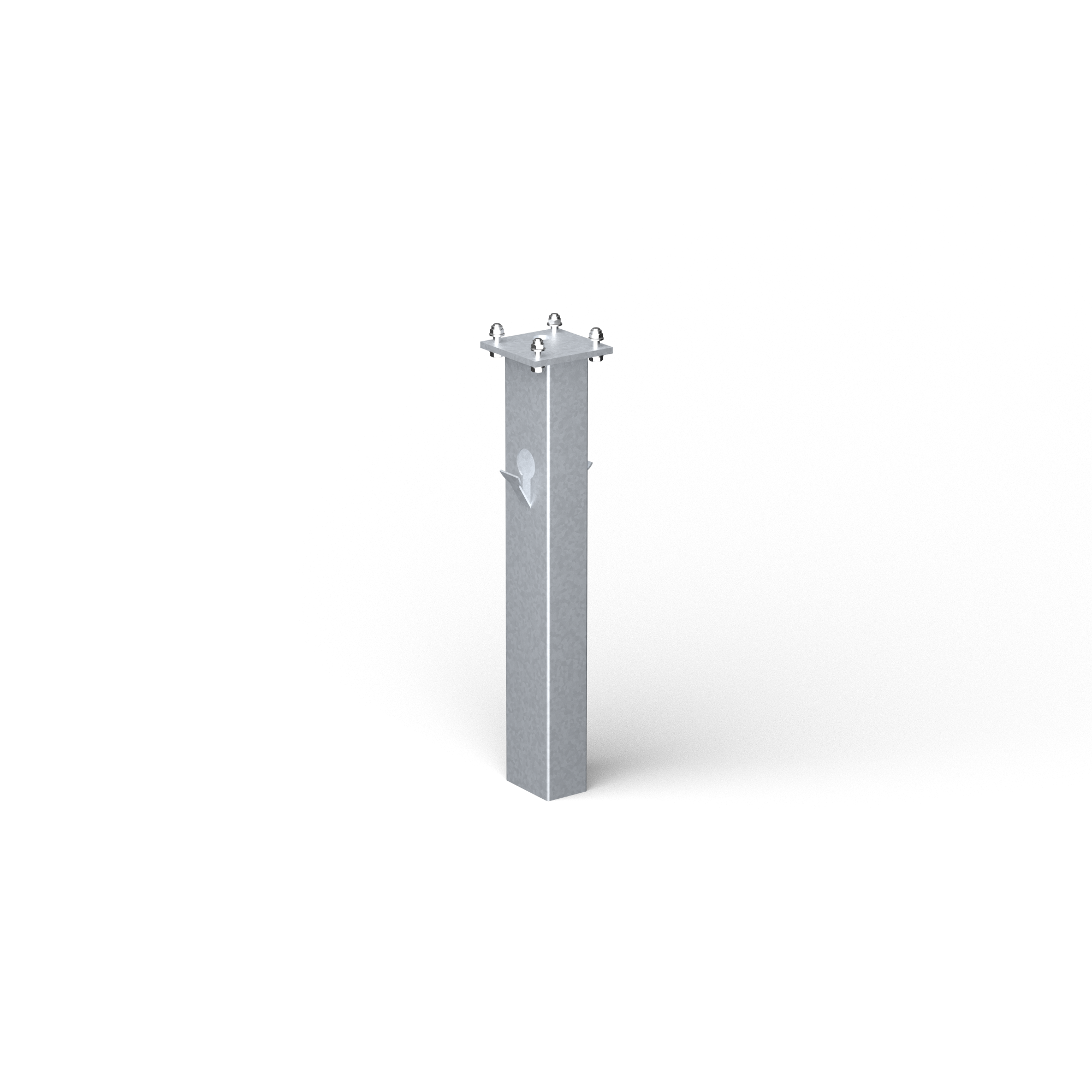 Cast-in foundation, vechicle barrier/barriers | Smekab Citylife